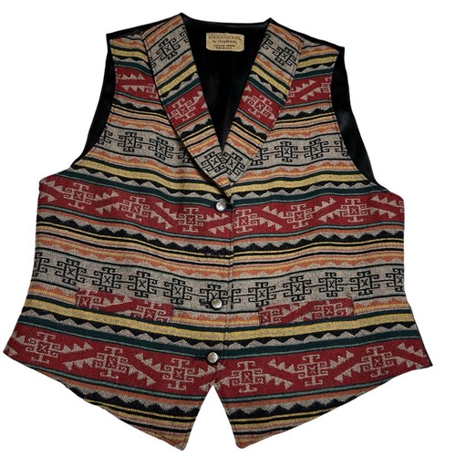 Vintage Knockabouts Pendleton Vest Womens 10 Multicolor Wool Navajo ...