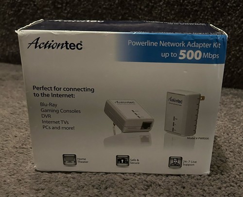Actiontec Powerline Network Adapter Kit 500 Mbps PWR511k01 pwr500 | eBay