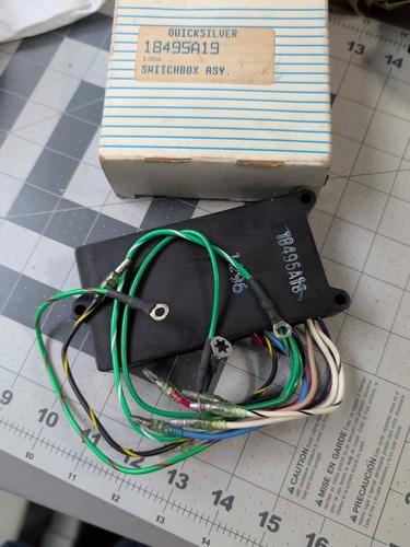 Mercury Quicksilver OEM Switch Box Assembly 18495A19 NOS | eBay