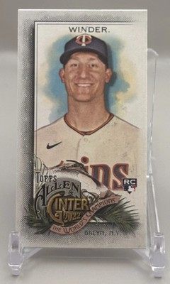 Josh Winder 2022 Topps Allen & Ginter Mini Rookie Twins World Champions ...