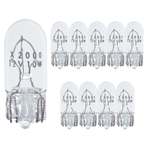 OHLECTRIC T3.25 Soft White Clear Pure Xenon Gas Bulbs with Wedge Base ...