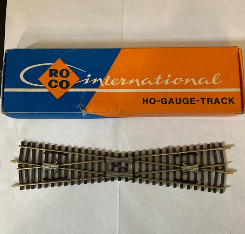 Vintage ROCO Model Train HO Gauge NS 4550 Kreuzung (Crossing) Track ...