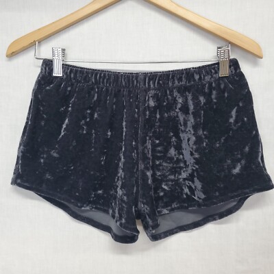 Ivivva by Lululemon Crushed Velvet Shorts Size 12 Girls Gray/Black | eBay