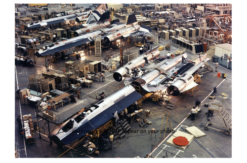 Secret SR-71 Blackbird Factory Floor PHOTO Lockheed Skunk Works CIA ...