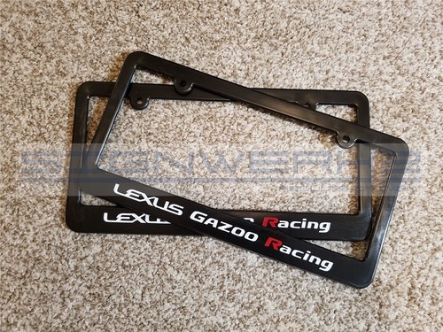 Lexus Gazoo Racing License Plate Frame RC-F IS-F F Sport Racing 2 ...