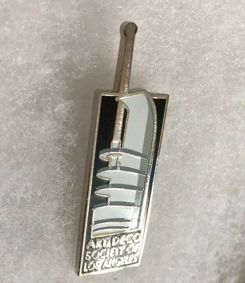 Art Deco Society Of Los Angeles Lapel Pin California Tie Tack Arts ...