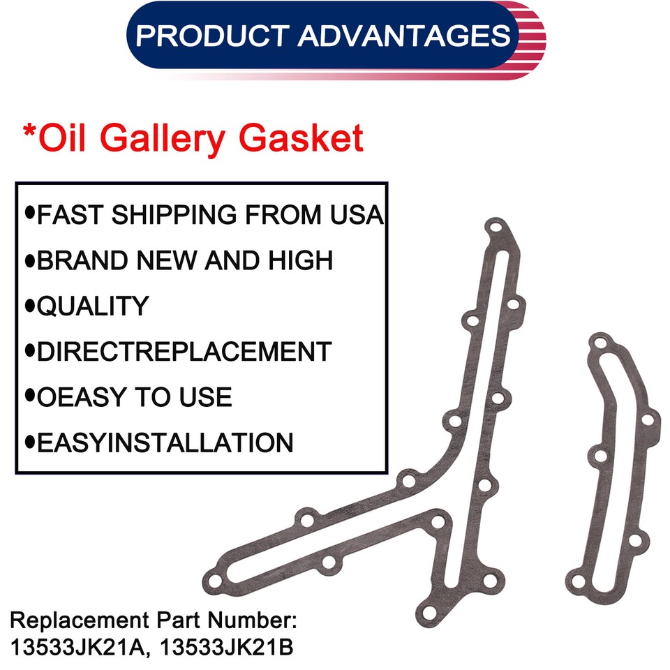 2 Pcs Oil Gallery Gasket Fit for Nissan 350Z 370Z Infiniti G35 G37 | eBay
