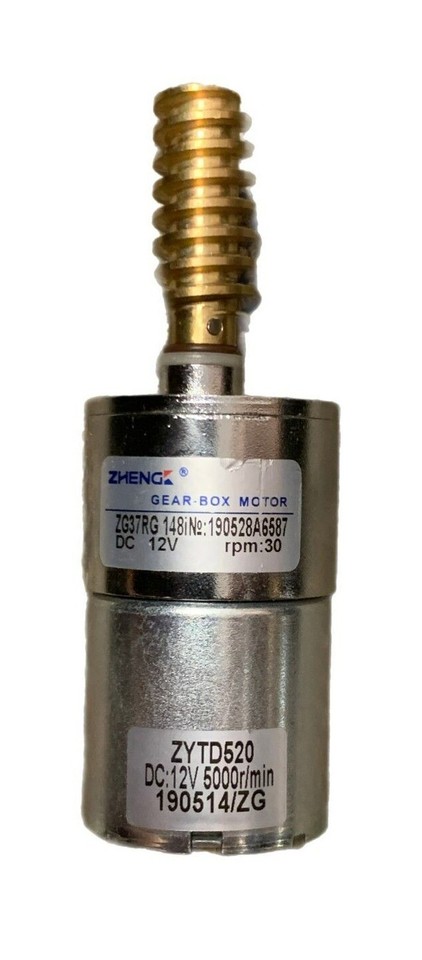 Zheng Gear Box Motor DC 12V 30 RPM Electric Power Speed 5000 r/min ...