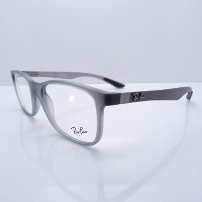 Ray-Ban RB8903 5244 GRAY CARBON OPTICAL EYEGLASSES FRAMES 53,18,145 ...