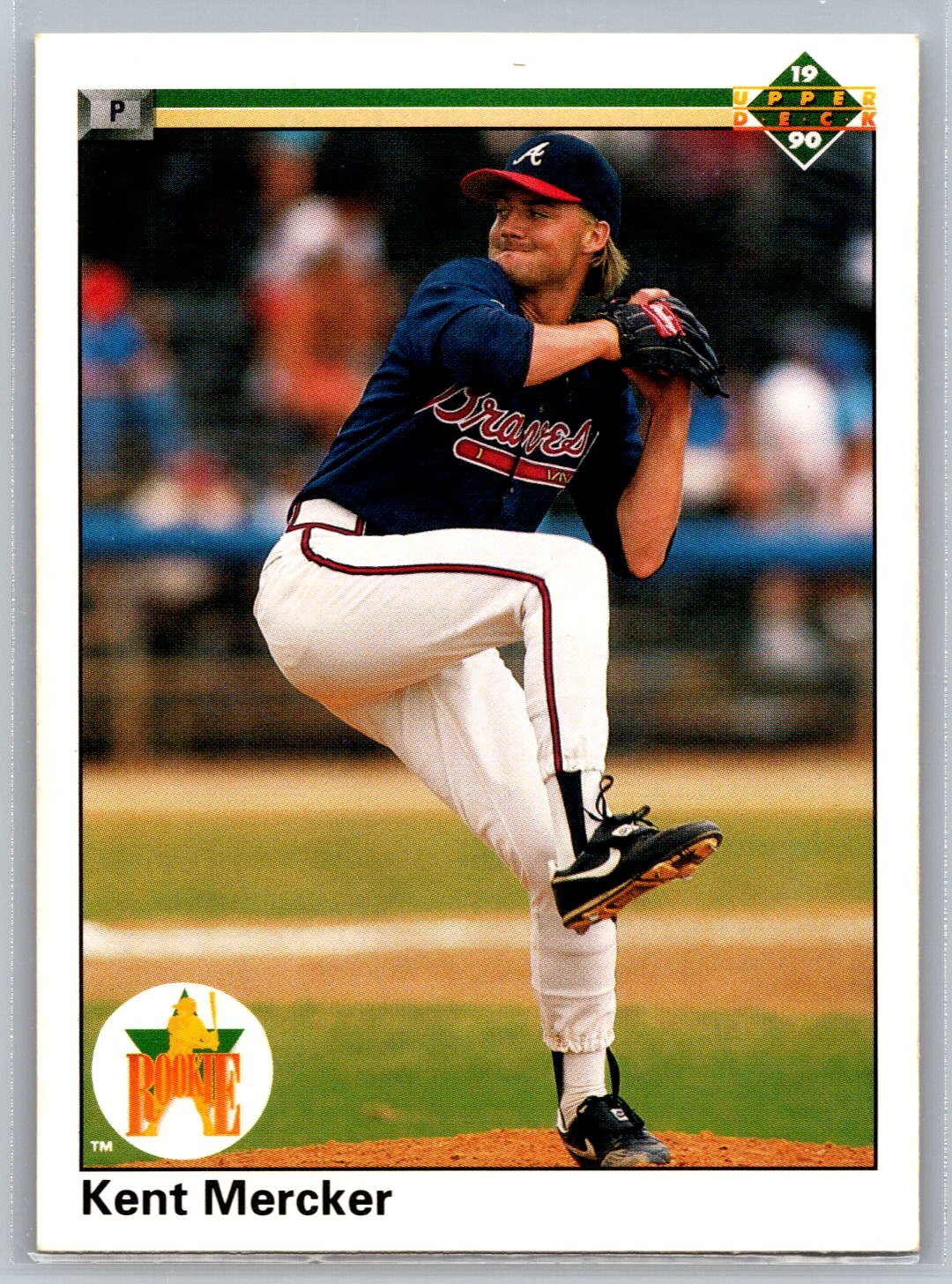 Kent Mercker 1990 Upper Deck Star Rookie BASEBALL #63 Atlanta Braves RC ...