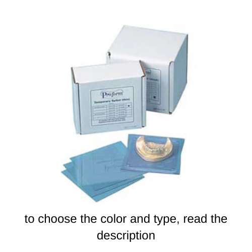 ProForm .100" Dental Splint Material, 5" x 5" 25/Bx | eBay