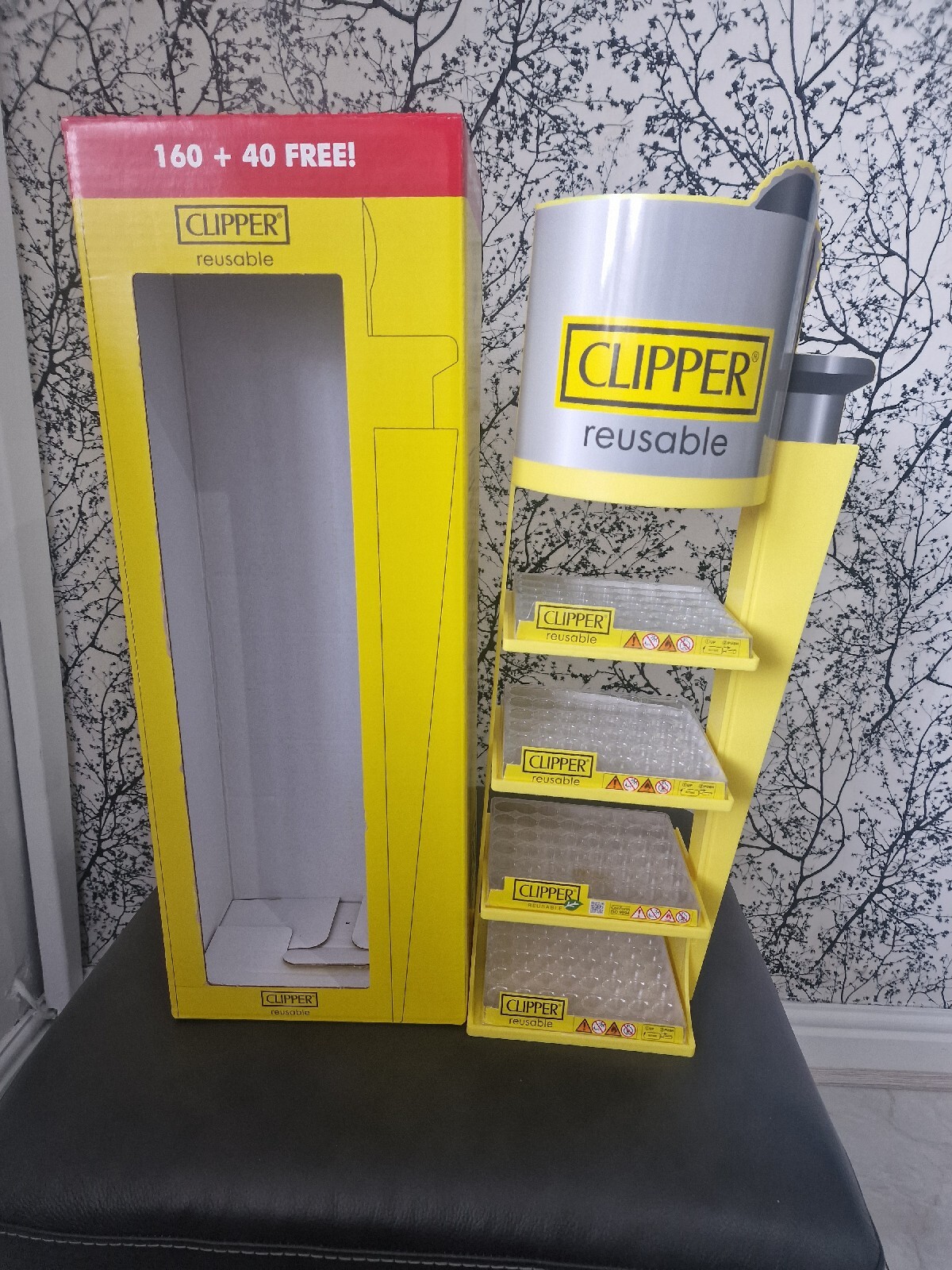 Clipper Lighter Display Stand Holds 200 Lighters Come With 4 Trays | eBay