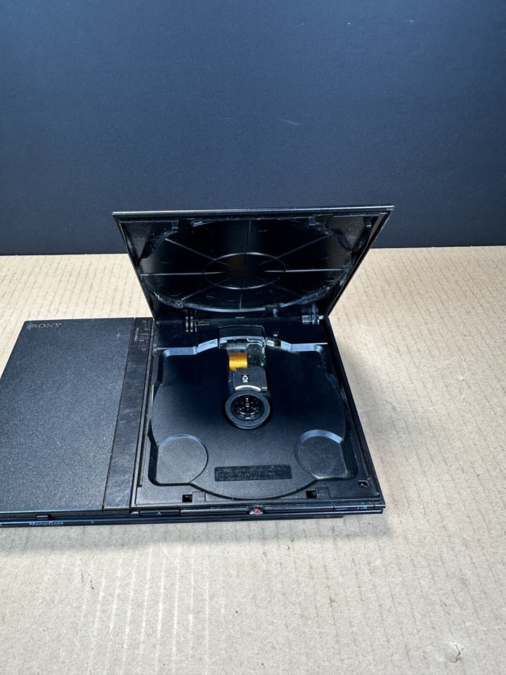 PlayStation 2 PS2 Slim Black Console SCPH-70012 Tested READ!!! | eBay