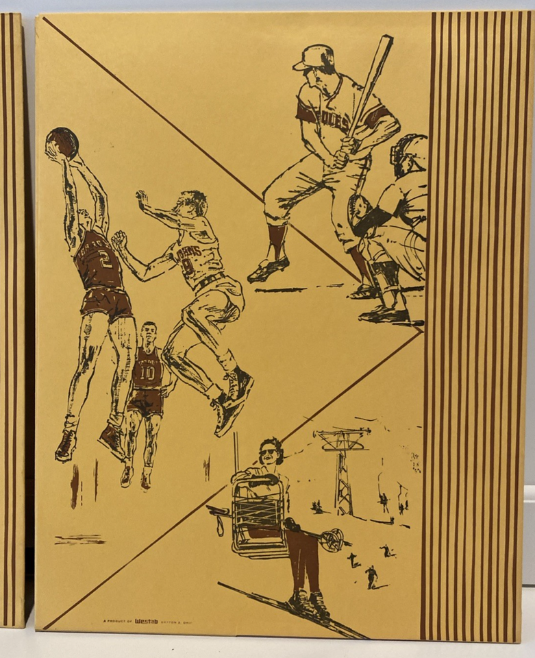 Vtg Lot 2 HyTone 1960's Pee-Chee All Season Portfolio Folders No 7500 ...