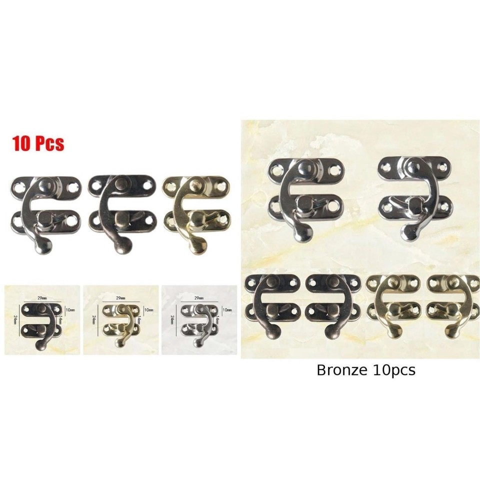 New Practical Horns Locks Locks Clasps Box Decoration Iron White Bronze ...