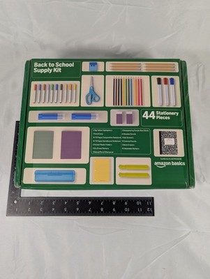 Amazon Basics 44-Piece Back to School Supply Kit – New & Sealed | eBay