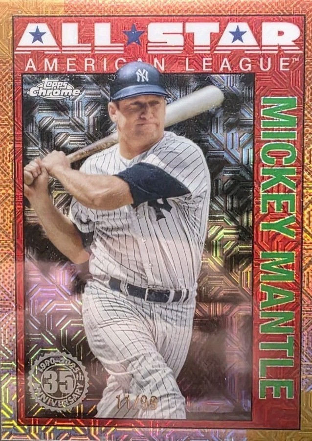 2025 Topps Series 2 - 1990 Topps Chrome Silver Pack All-Stars Mickey ...