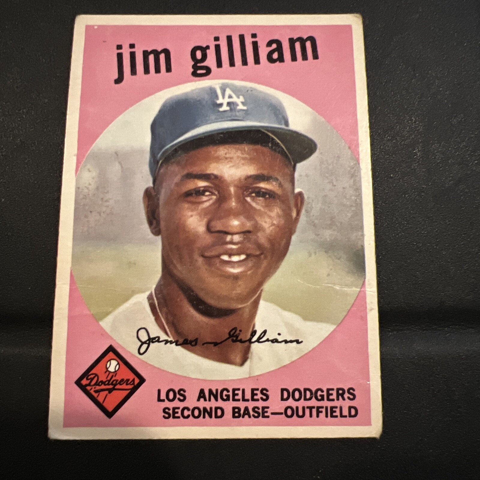 1959 Topps Baseball Card #306 Jim Gilliam - Low To Mid Grade - G/VG! | eBay