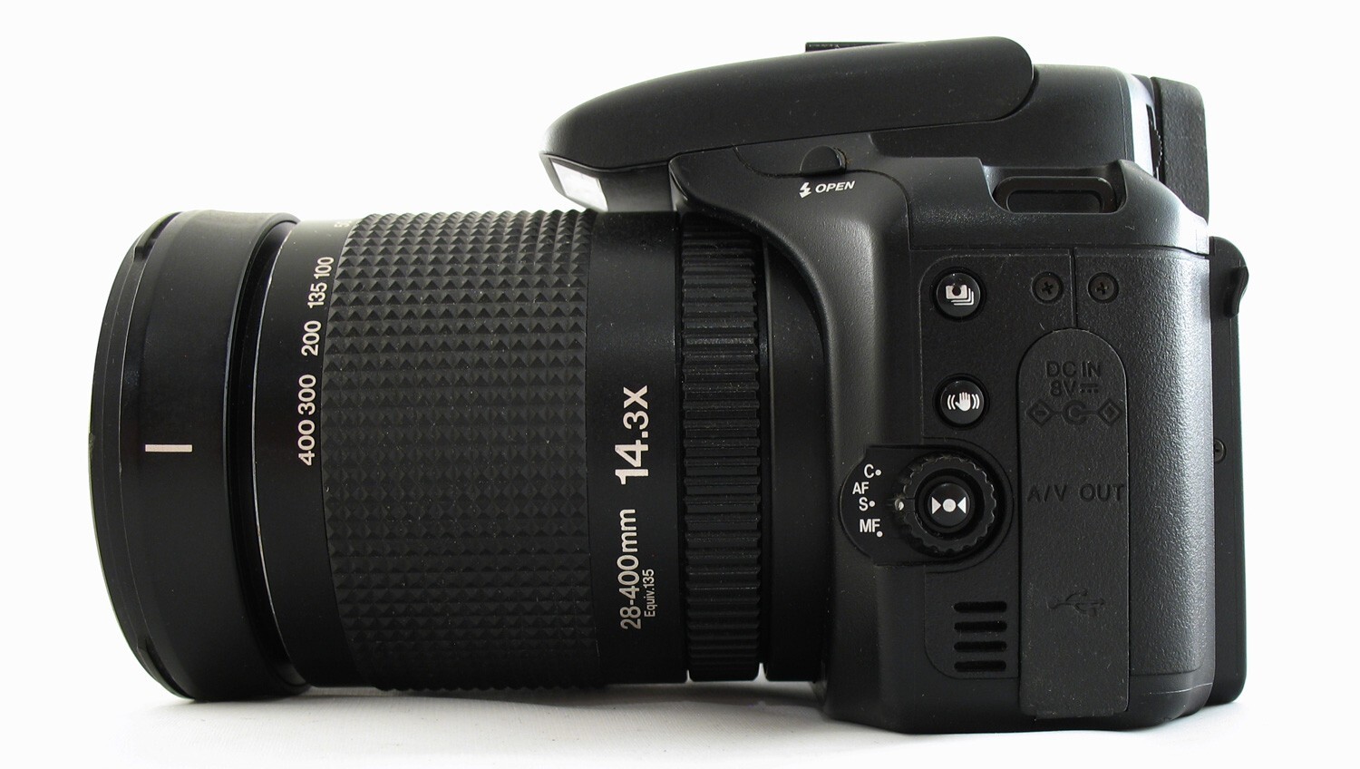 Fuji FinePix S100FS DSLR style Digital Bridge Camera 11MP 14x 28-400mm ...