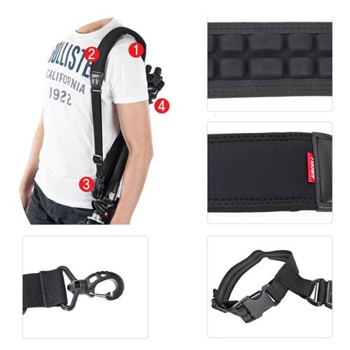 AirCell ATS70NM Padded Replacement Heavy-duty Manfrotto Tripod Shoulder Strap | eBay