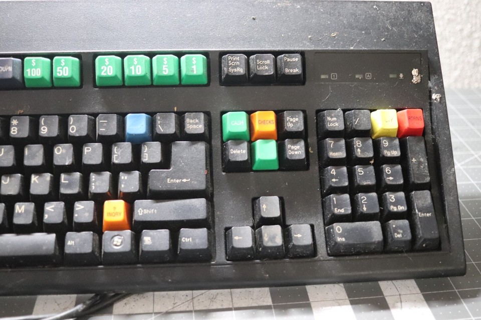 Vintage Keytronic E03601 U2 Wired Keyboard USB POS | eBay