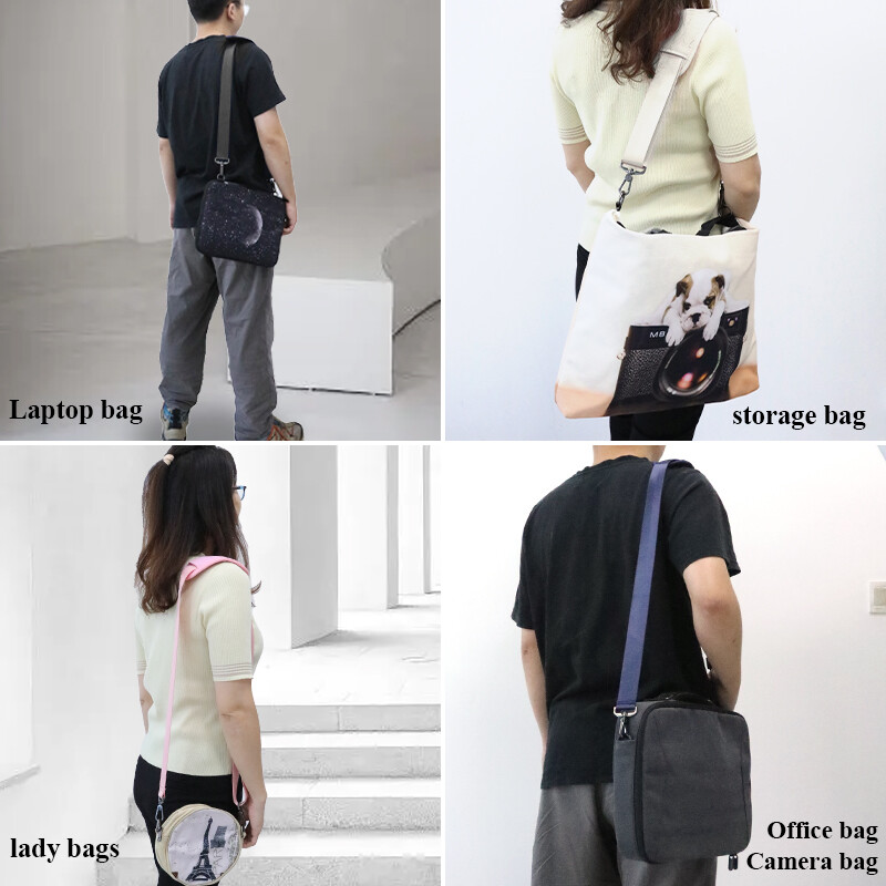 Shoulder Strap Adjustable Wide Soft Padded w Metal Hook for Laptop ...