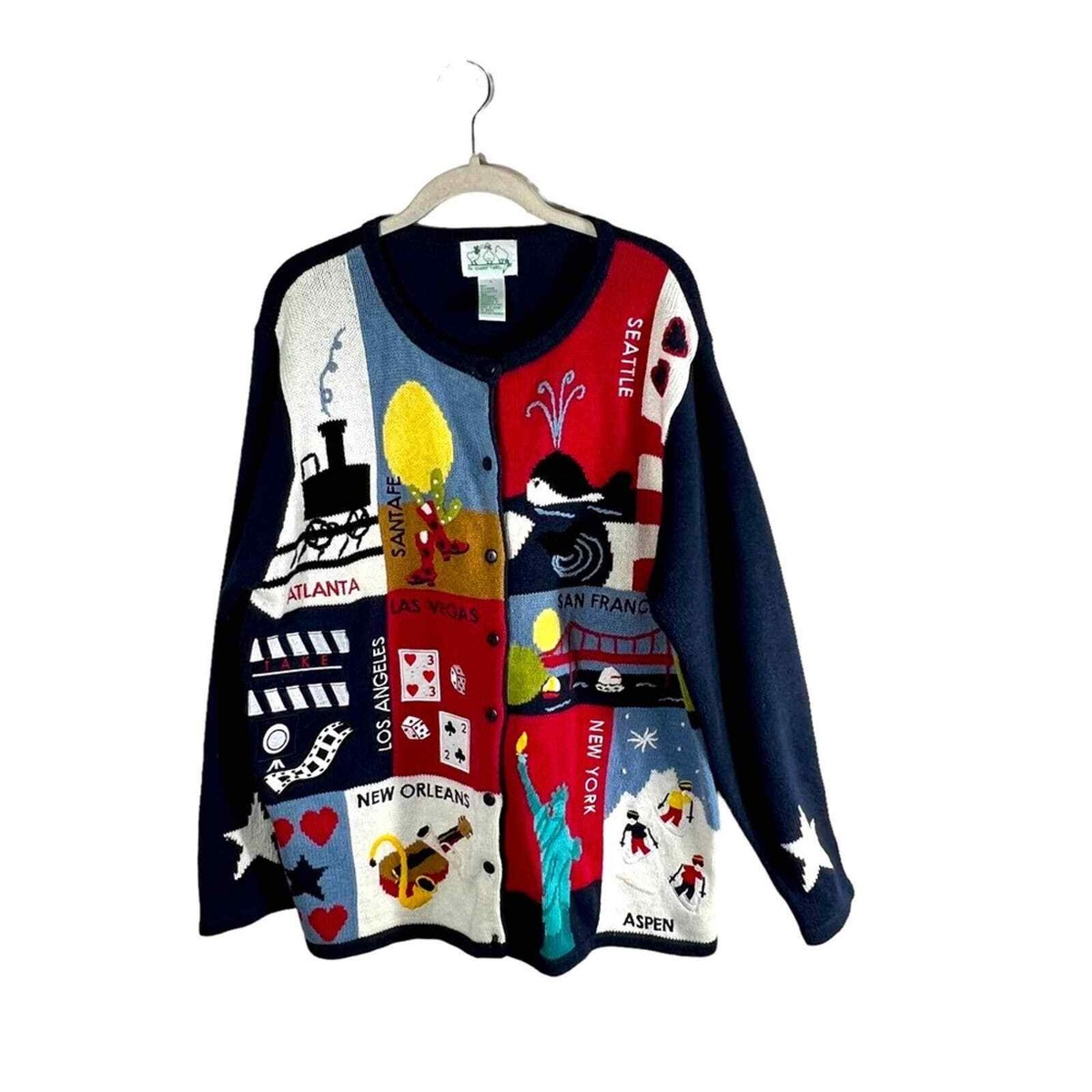 Vintage Quacker Factory Quacker Factory Holiday Tunic Sweaters