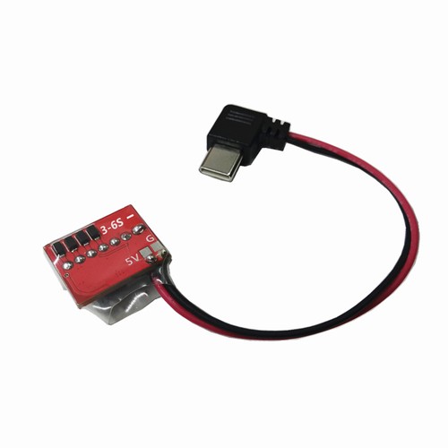 For DJI FPV Drone Camera TYPE-C 5V 24AWG Input Power Cable Balance Head ...