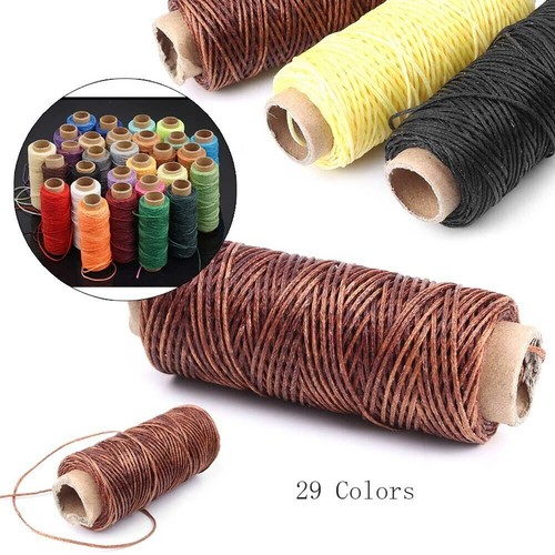 50M 150D 1mm Leather Sewing Waxed Thread Wax String Craft Stitching ...