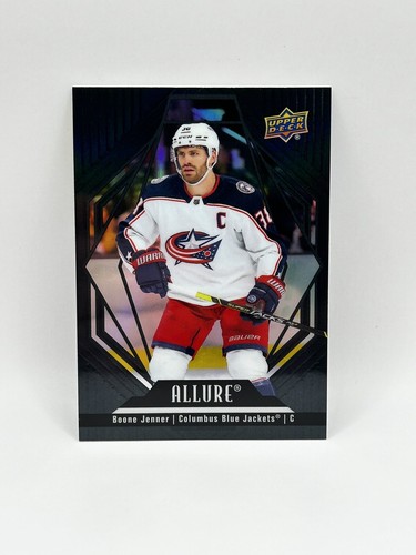 2022-23 Upper Deck Allure Boone Jenner Black Rainbow Columbus Blue ...