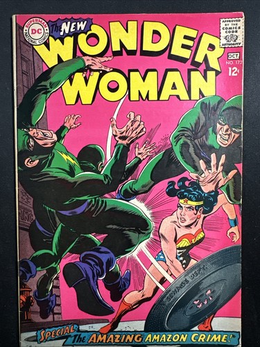 Wonder Woman #172 1967 Silver Age DC Comic Book 1st Print VG *A6 | eBay