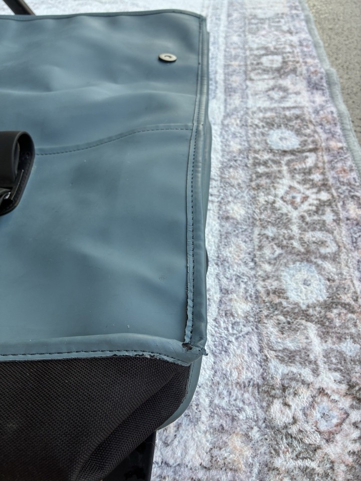 RAINS Backpack Waterproof Gray Black Work School Computer Day Rucksack ...