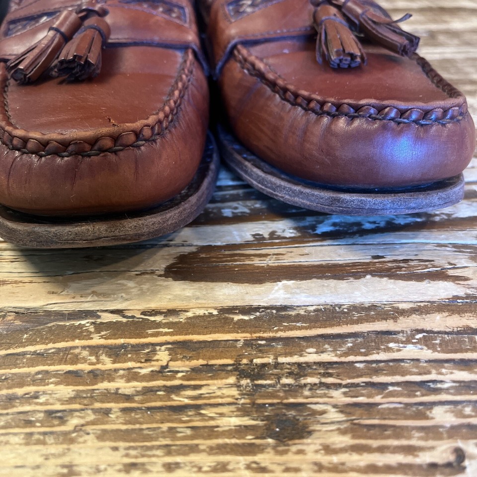 2 Allen Edmonds Maxfield And Grayson Tassel Bwn And BlkLeather Loafer ...