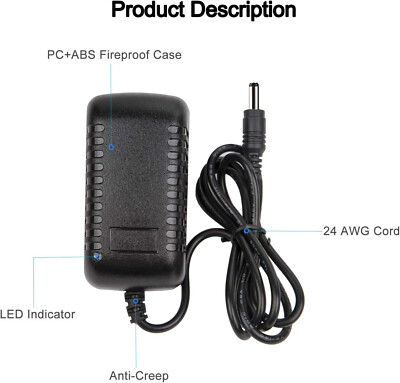 Australian Standard Power Adapter with Output 12V 1A - 5.5mm * 2.1mm DC ...