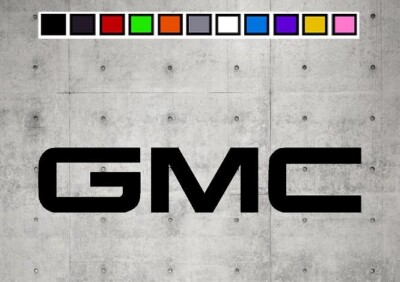 GMC LOGO Vinyl Decal Sticker Emblem Car Truck Window 4" 6" 8" | eBay