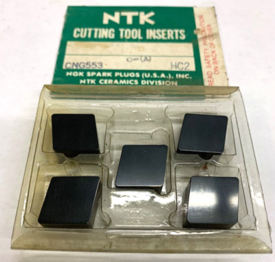 (5 PCS) NTK CNG 553 GRADE: HC2 CERAMIC INSERTS | eBay