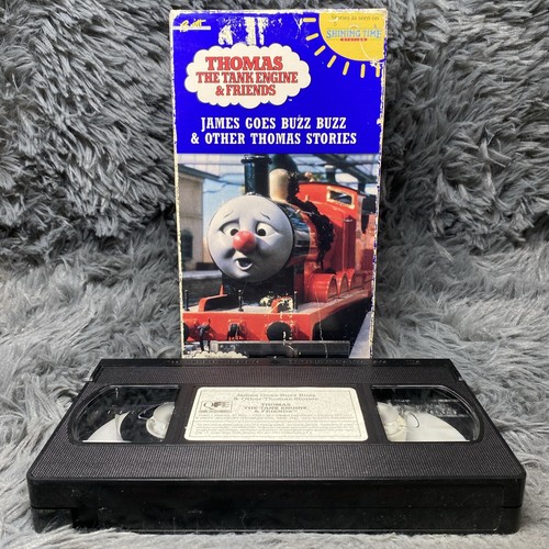 Thomas Tank Engine & Friends James Goes Buzz Buzz VHS 1993 Train George ...