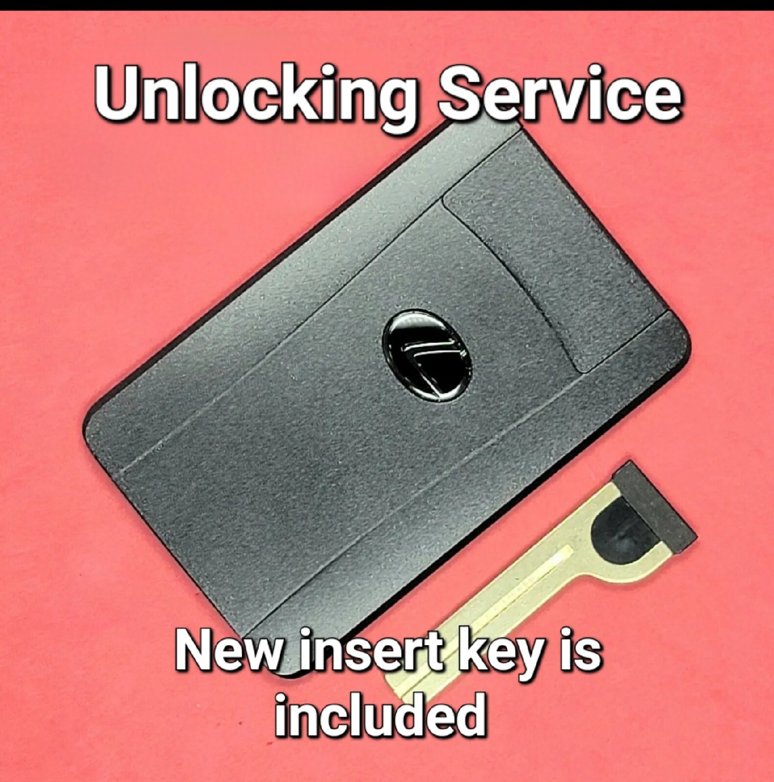 Unlocking Service Lexus Keyless Smart Card Key New Inert Key - Read ...