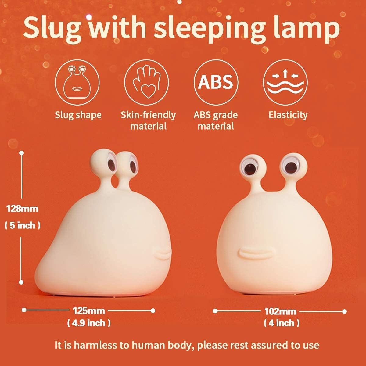 【MUID Original Authentic】 Slug Night Light, Nursery Squishy Lamp ...