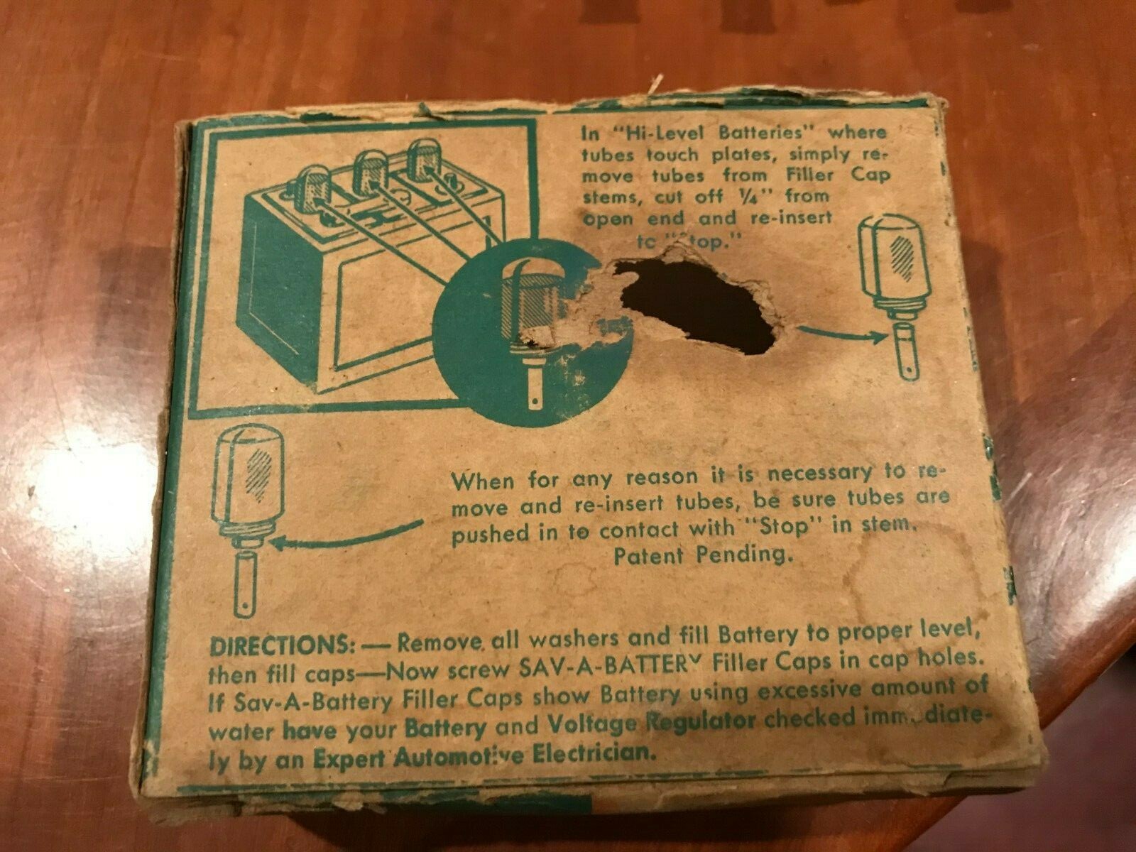 NOS SAV-A-Battery Filler Caps GM Accessories | eBay