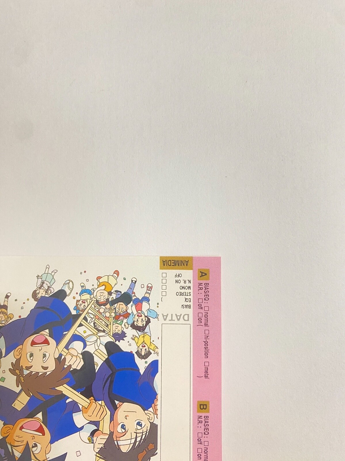 MATCHLESS RAIJIN-OH Cassette Tape Index Card Animedia Edo Era ...