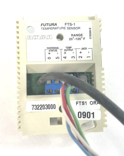 Novar Futura Fts-1 0ra 732203000 Wall Mount Temperature Sensor Range 20 ...