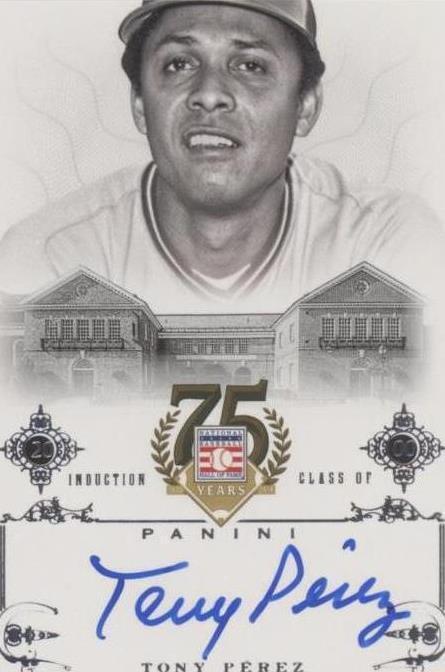 2014 Panini Hall of Fame - Signatures Tony Perez #94 (AU) for sale ...