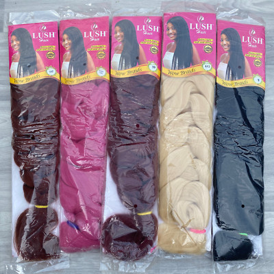 2 PACKS Lush Hair Wow Braiding Extension Jumbo Pack 230g, 82 ...