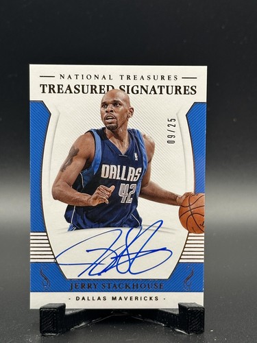 2018-19 National Treasures #TS-JSK Jerry Stackhouse Signature /25 | eBay