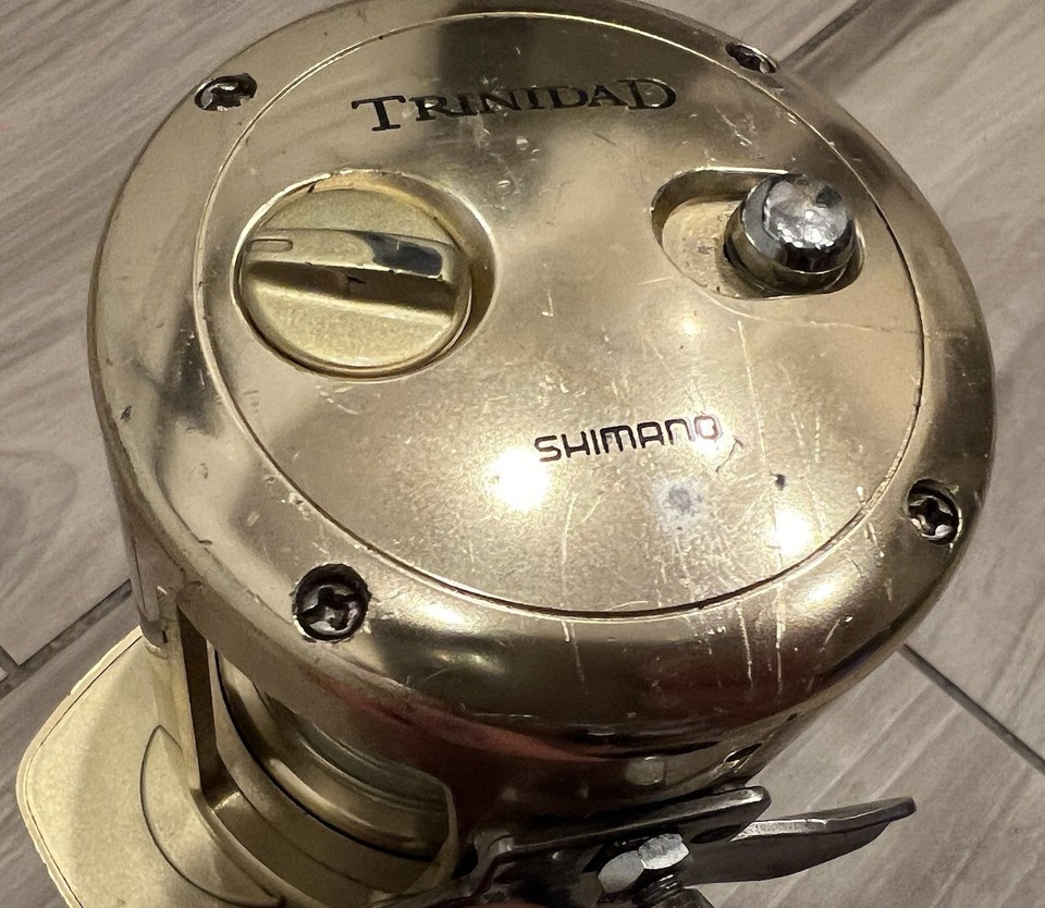 Shimano Trinidad 30 Big Game Conventional Fishing Reel with Braid Made ...