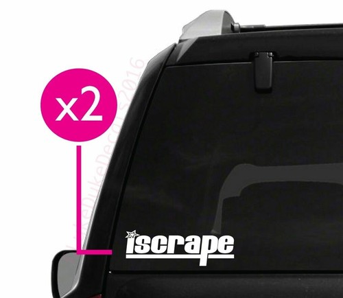 ISCRAPE decal sticker [ jdm euro drift tuner stance race car vinyl ...