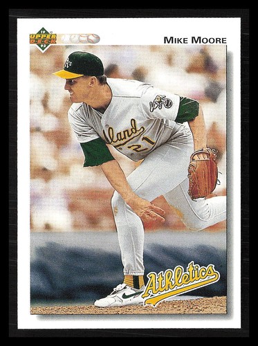 Mike Moore 1992 Upper Deck #661 Oakland Athletics | eBay