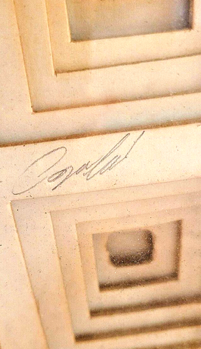 Greg Copeland SIGNED Cut Layered Paper/Board Graphic Design-12 x 24 ...