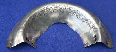 VTG VISALIA STERLING SILVER WESTERN SADDLE POMMEL COVER CONCHO | eBay